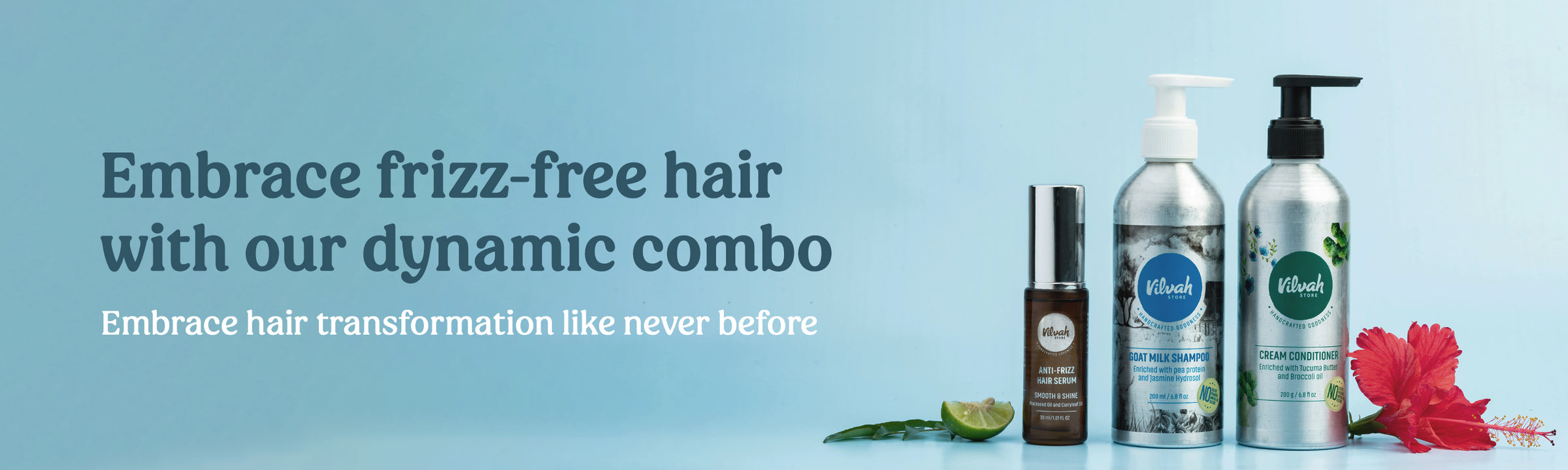 Frizz Free Hair Combo Products Online - Vilvah