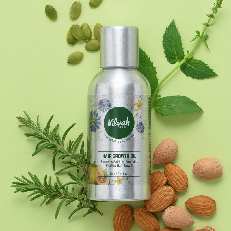 Hair Growth Oil For Women And Men Hair Regrowth Oil Vilvah