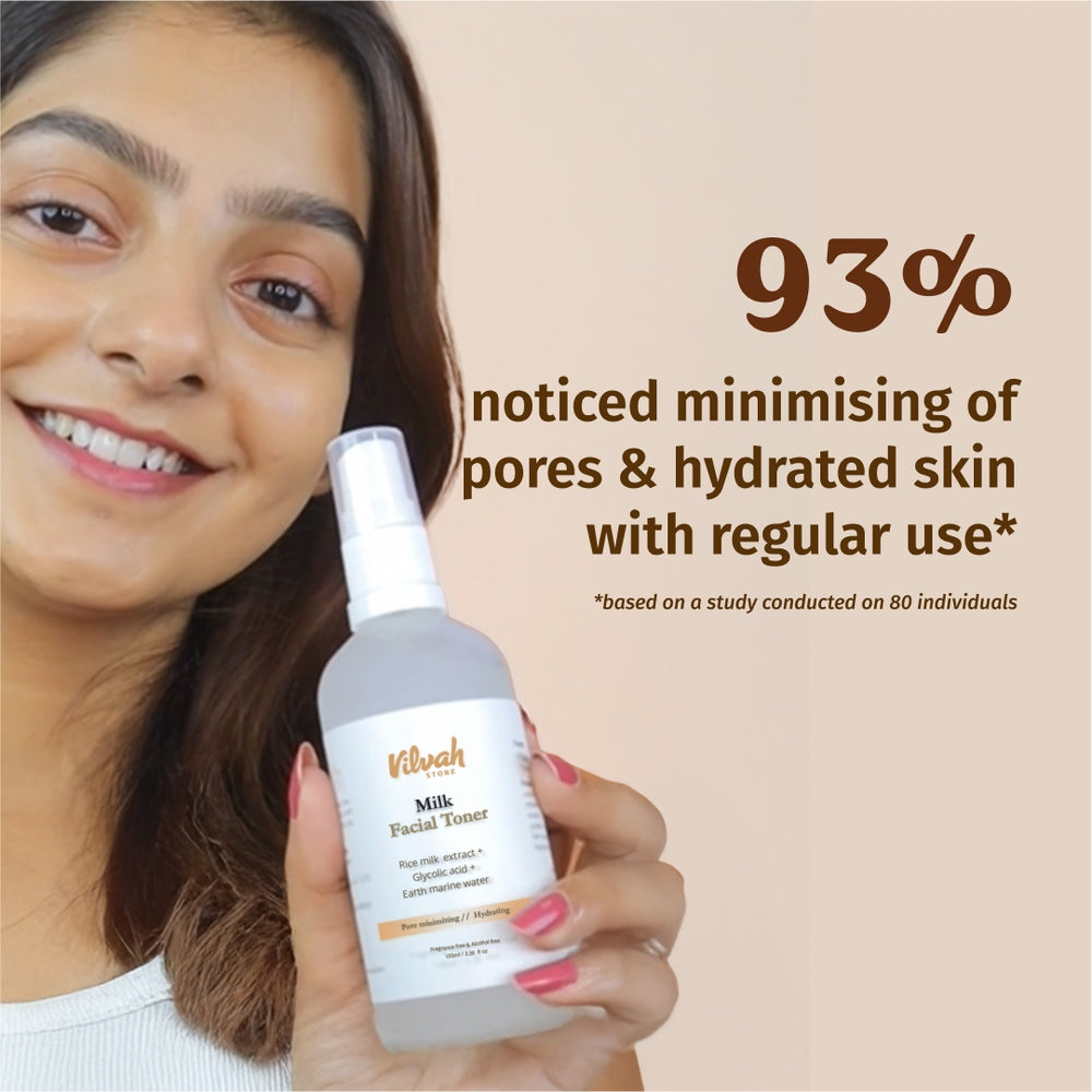 Best Milk Face Toner for Dry & Oily Skin - Vilvah