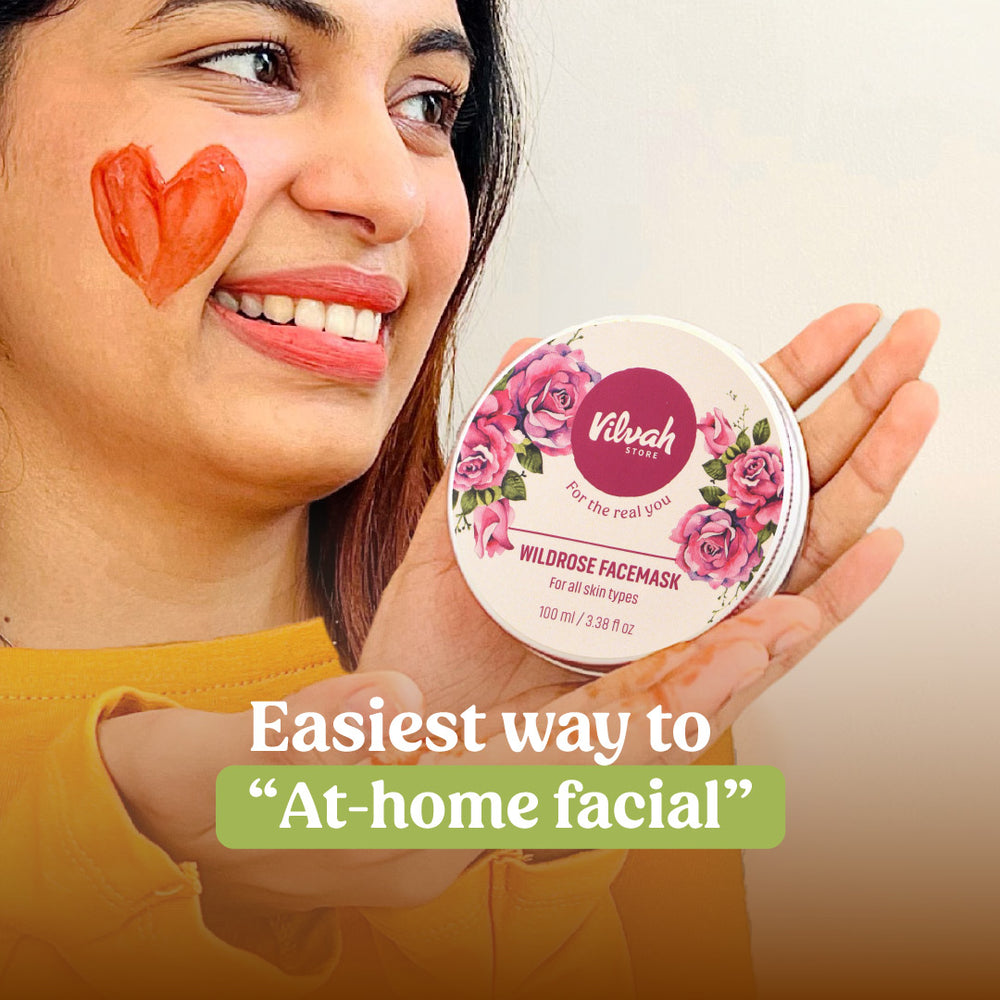 Buy Natural Face Mask & Scrub Products Online For Men and Women - Vilvah