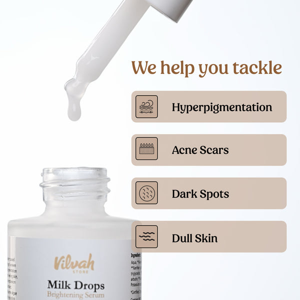 Buy Milk Drops Face Brightening Serum Online for Dull & Glowing Skin