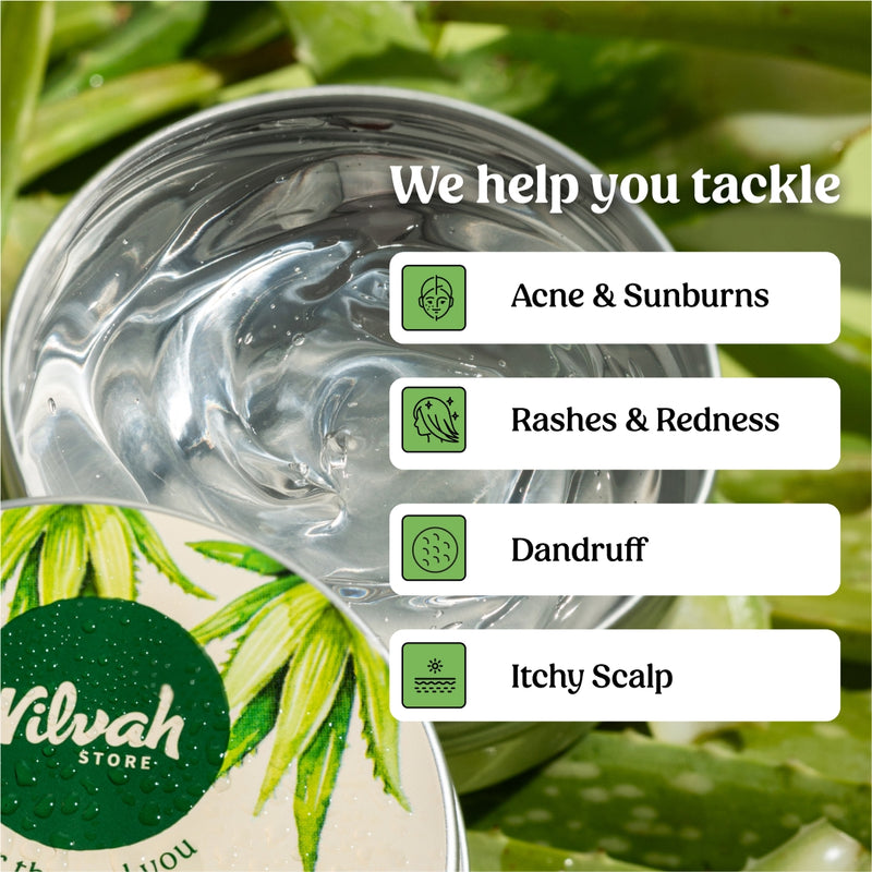 Buy Organic Aloe Vera Gel Online for Face, Hair, and Skin | Vilvah